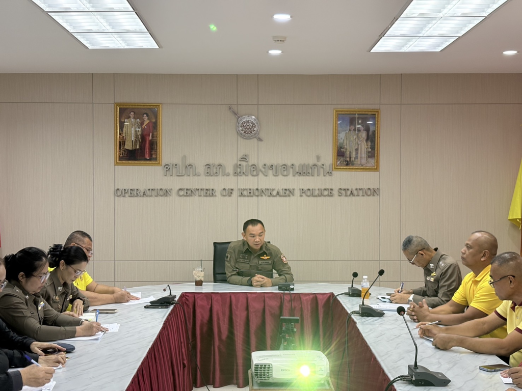 ประชุมคณะทำงานขับเคลื่อนการประเมิน Police ITA 2025 – สภ.เมืองขอนแก่น